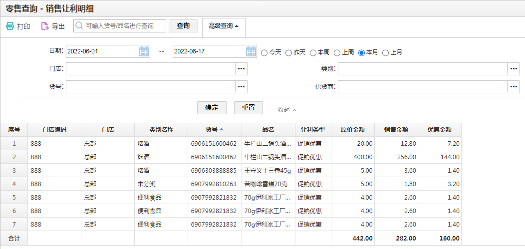 3.17 销售让利明细 - Powered by MinDoc